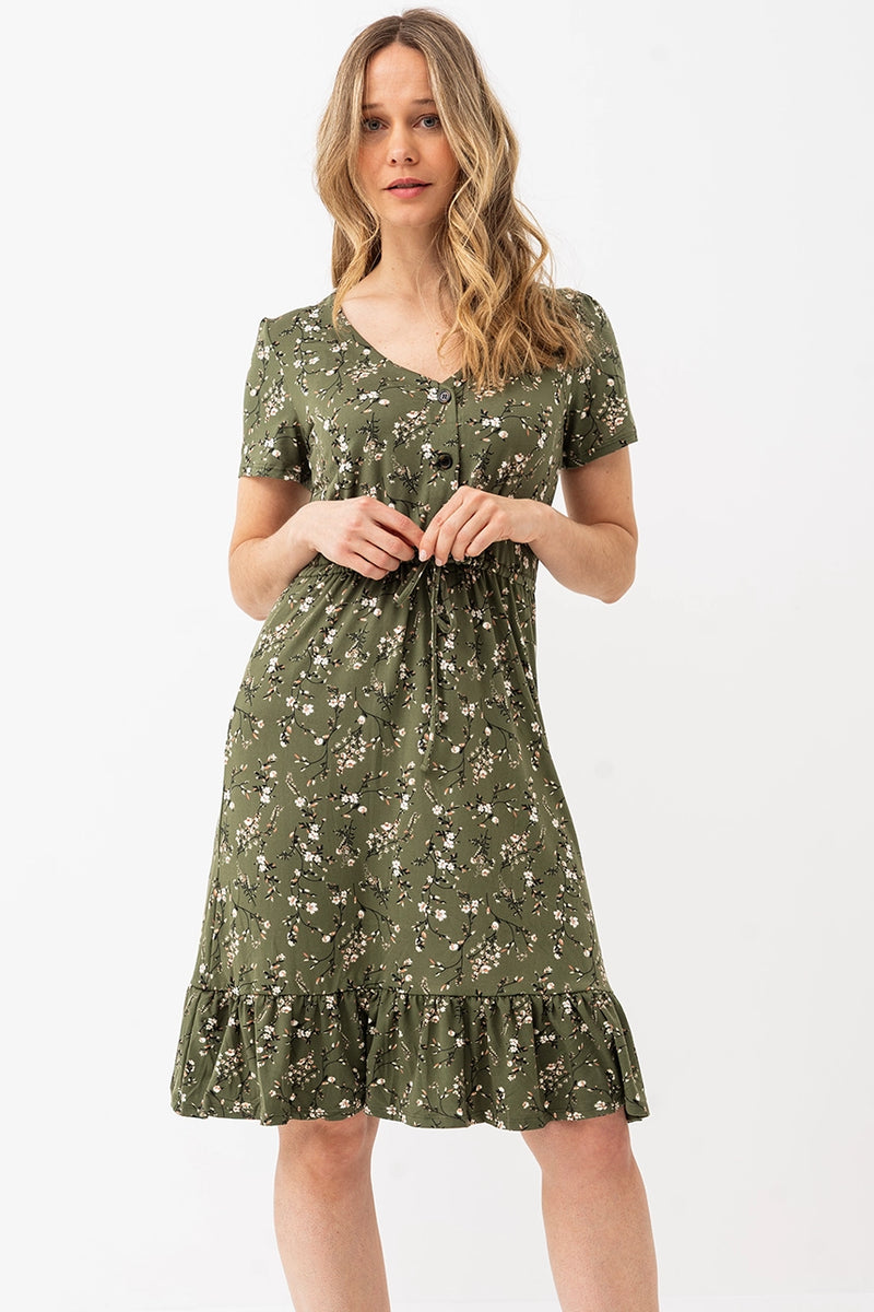 La robe fleurie style paysanne, robe printanière, robe d'été – Boutique ...