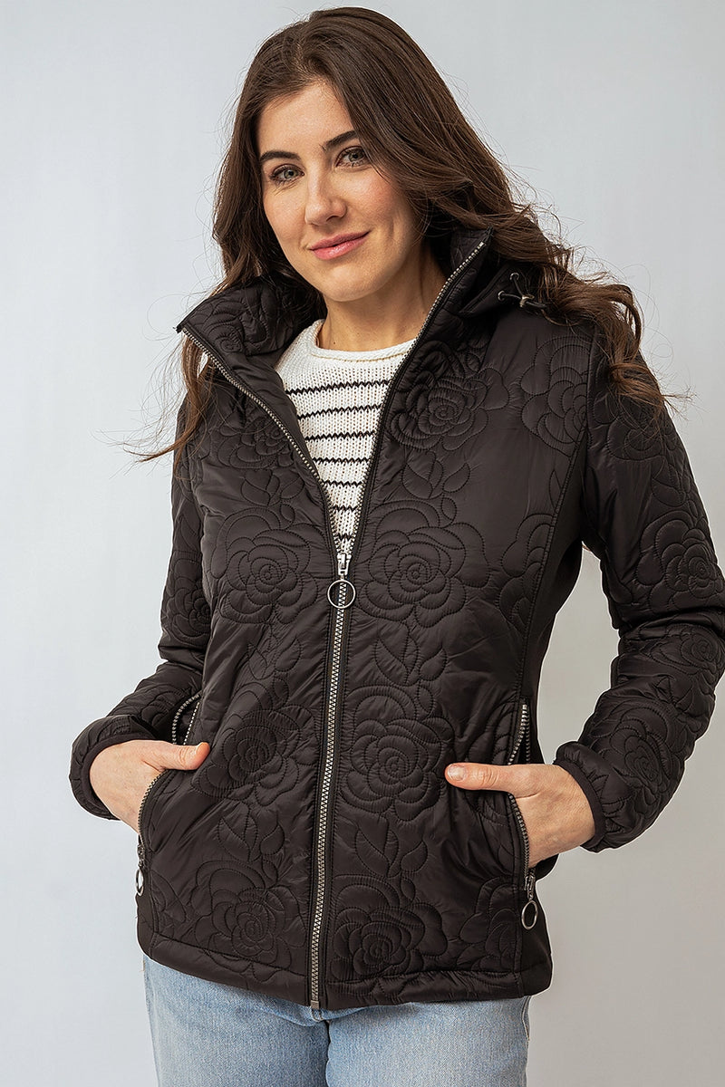 Le manteau léger embossé, manteau femme, manteau de printemps ...